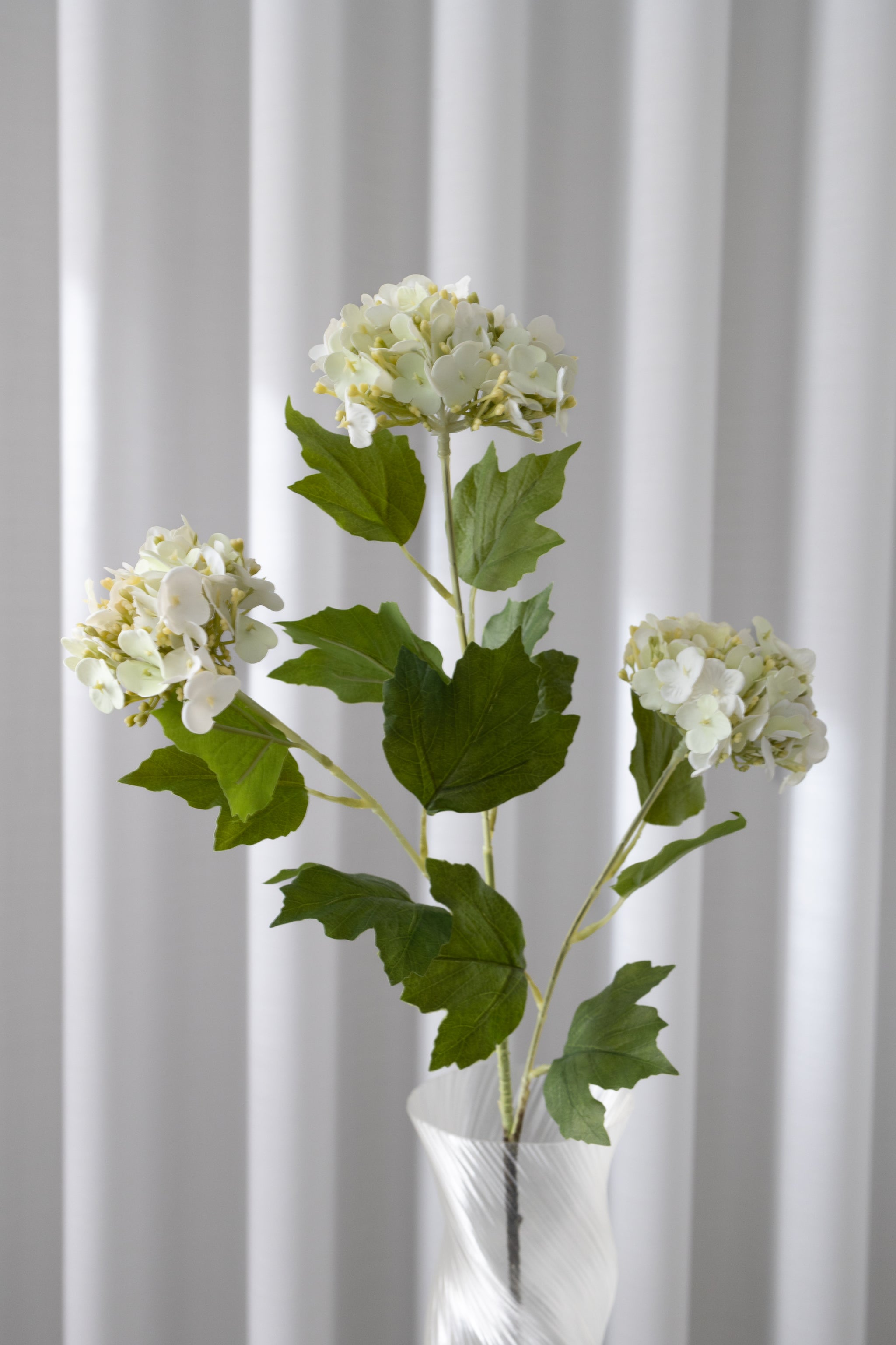 Faux Snowball Hydrangea